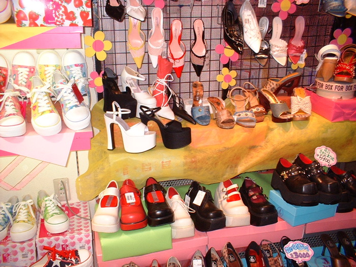 Check out those heels!